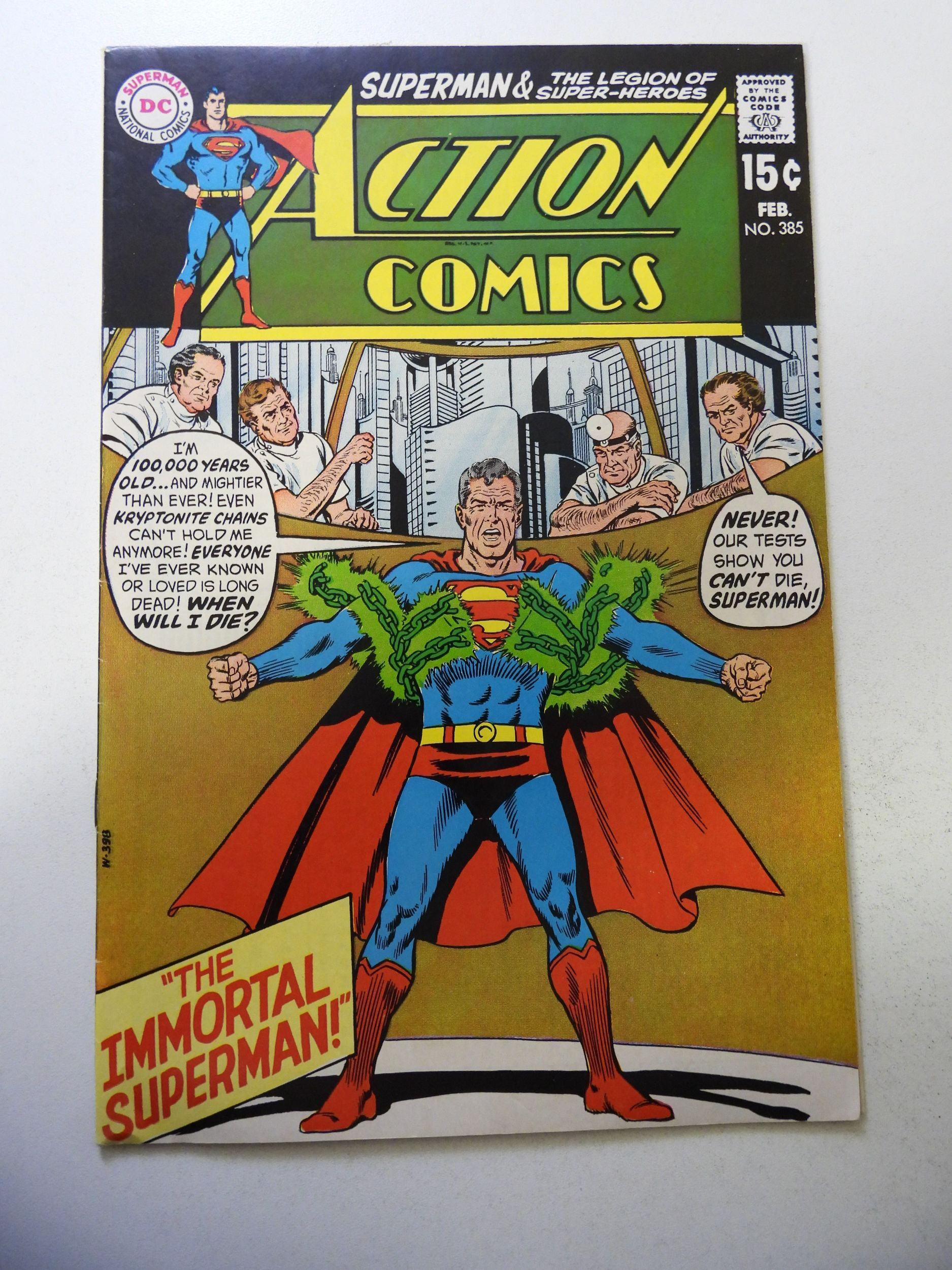 Action Comics #385 (1970) FN+ Condition | Comic Books - Bronze Age, DC ...