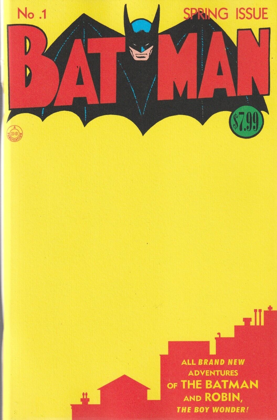 Batman # 1 Blank Facsimile Edition NM DC 2023 [DD] | Comic Books ...