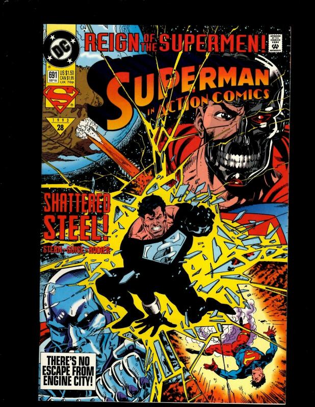 11 Action Comics DC Comic Books 686 687 687 688 689 689 691 692 693 694 ...