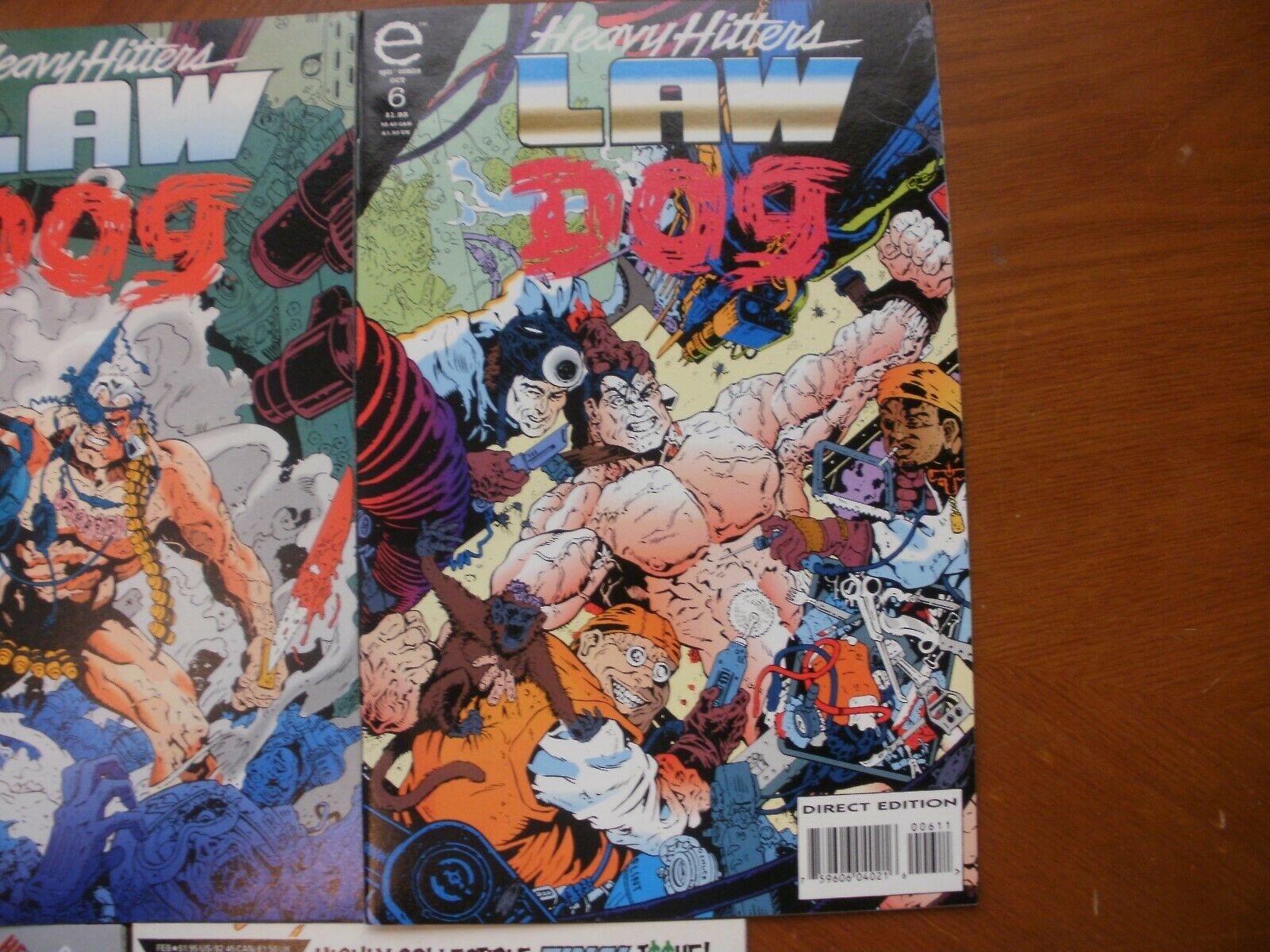 9 Epic Comics Heavy Hitters LAW DOG Comic #1 2 3 5 6 (x2) 8 (x2) 10 ...