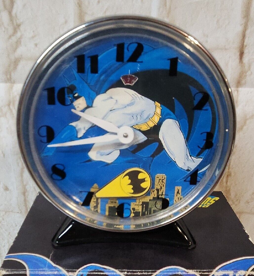1989 Batman Alarm Clock In Original Box DC Comics Adam West For Parts ...