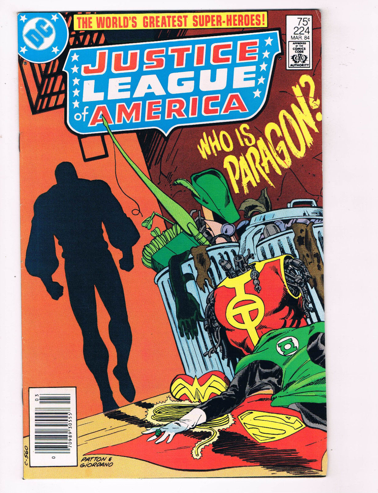 Justice League Of America #224 VG/FN DC Comics Comic Book Superman 1984 ...