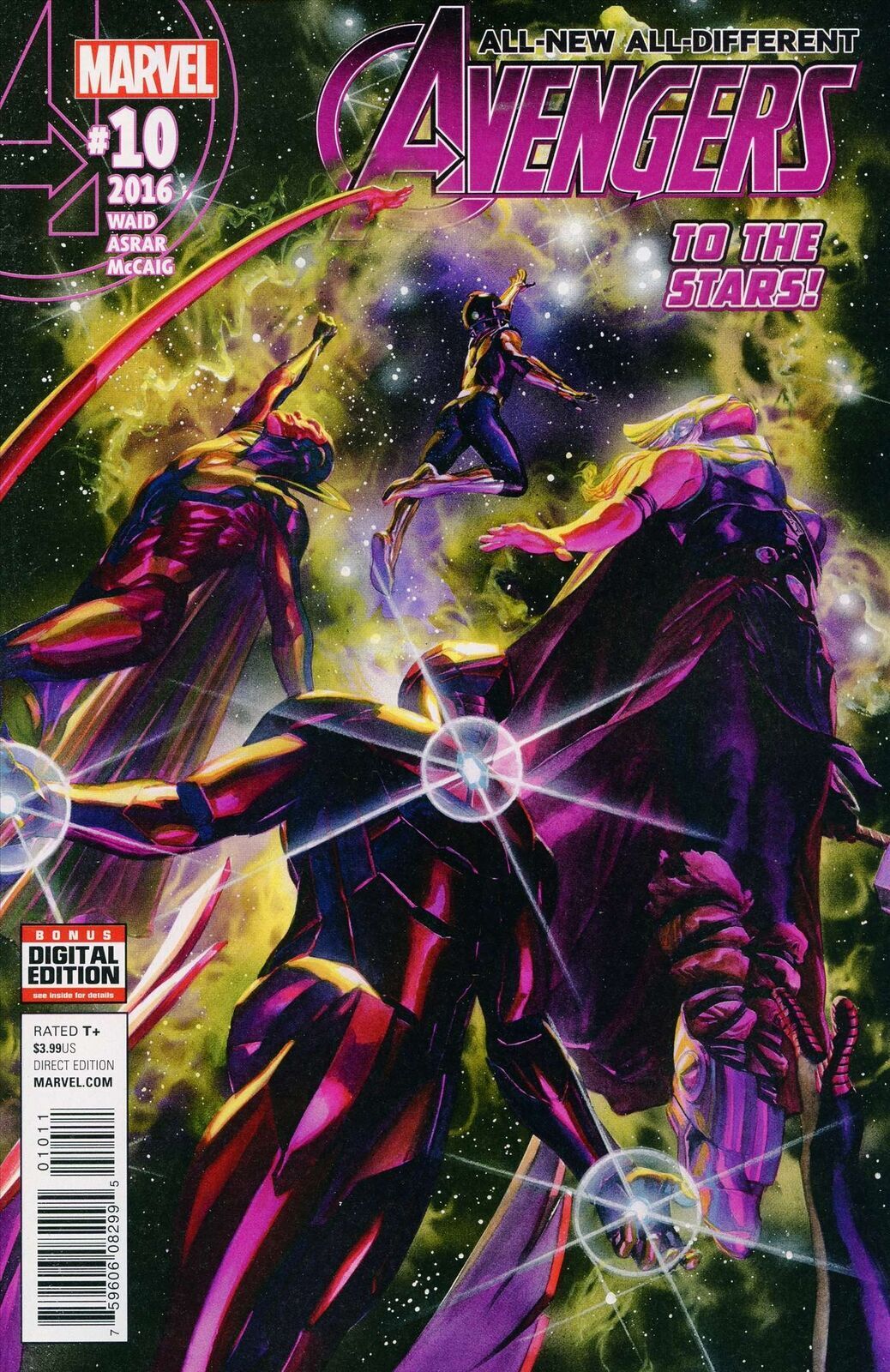 All-New, All-Different Avengers #10 FN; Marvel | Alex Ross Mark Waid ...