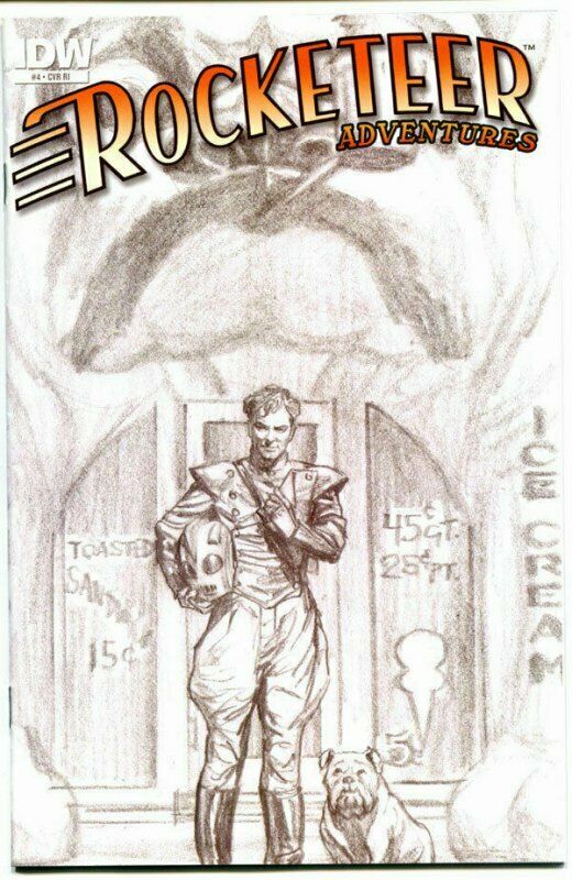 Rocketeer Adventures #4 SET of Four Covers Color and Sketch Near Mint ...