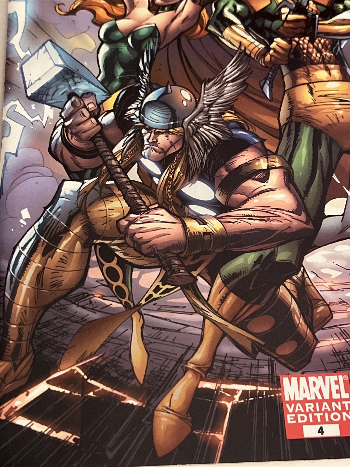 Onslaught Reborn #4 Campbell Variant Enchantress Thor Loki Marvel 2007 ...