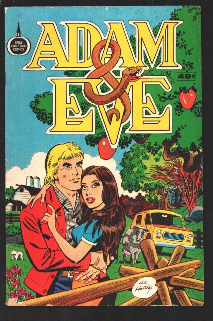Adam & Eve- no# 1975-Fleming H. Revell Co. -Art by Al Hartley-Spire ...