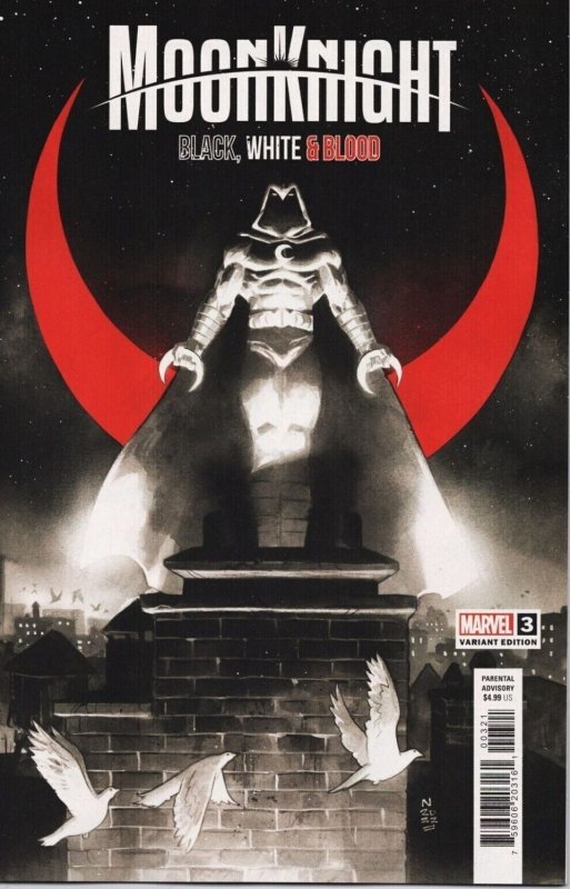Moon Knight: Black, White & Blood (2022) #3 NM Nic Klein Variant Cover ...