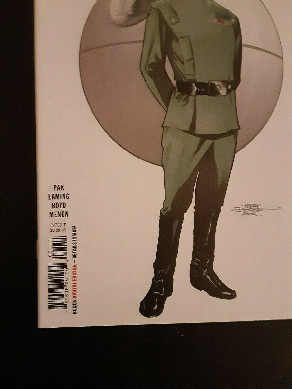 Star Wars Rebellion Grand Moff Tarkin Written by Greg Pak.Cover 1A ...