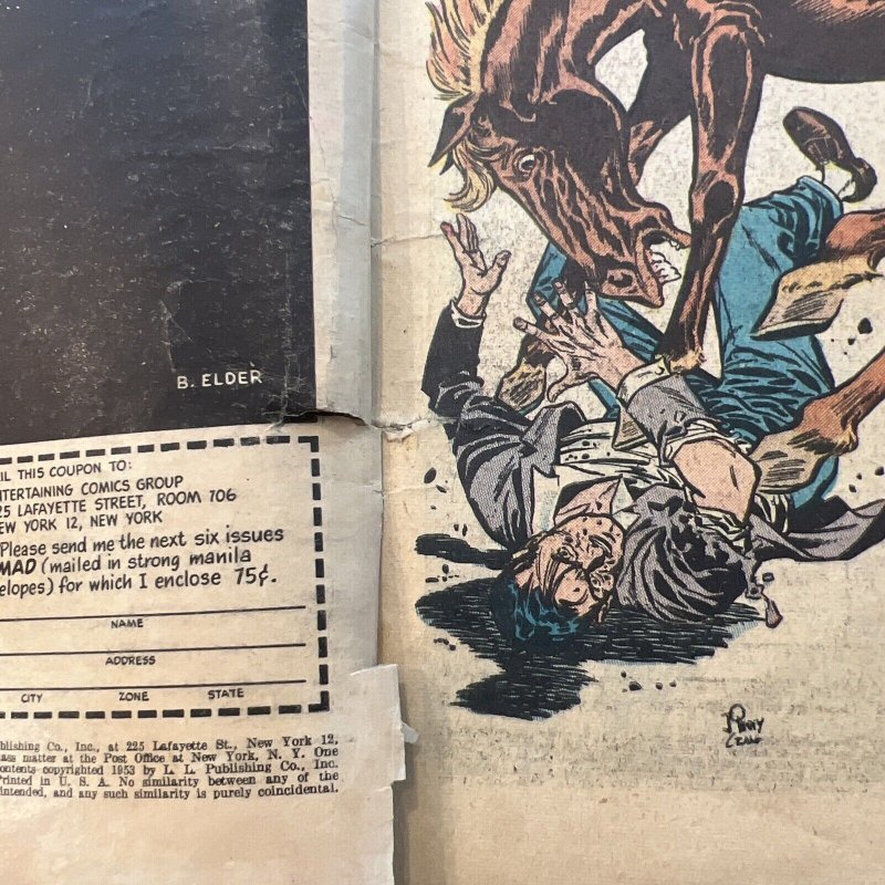 Crime Suspenstories #20 EC Comics PRE Code Horror Famous Johnny Craig ...