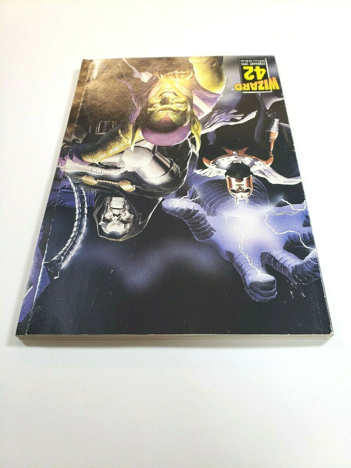 WIZARD #42 Comic Magazine Alex Ross Villains Painted Gatefold Cover Art ...