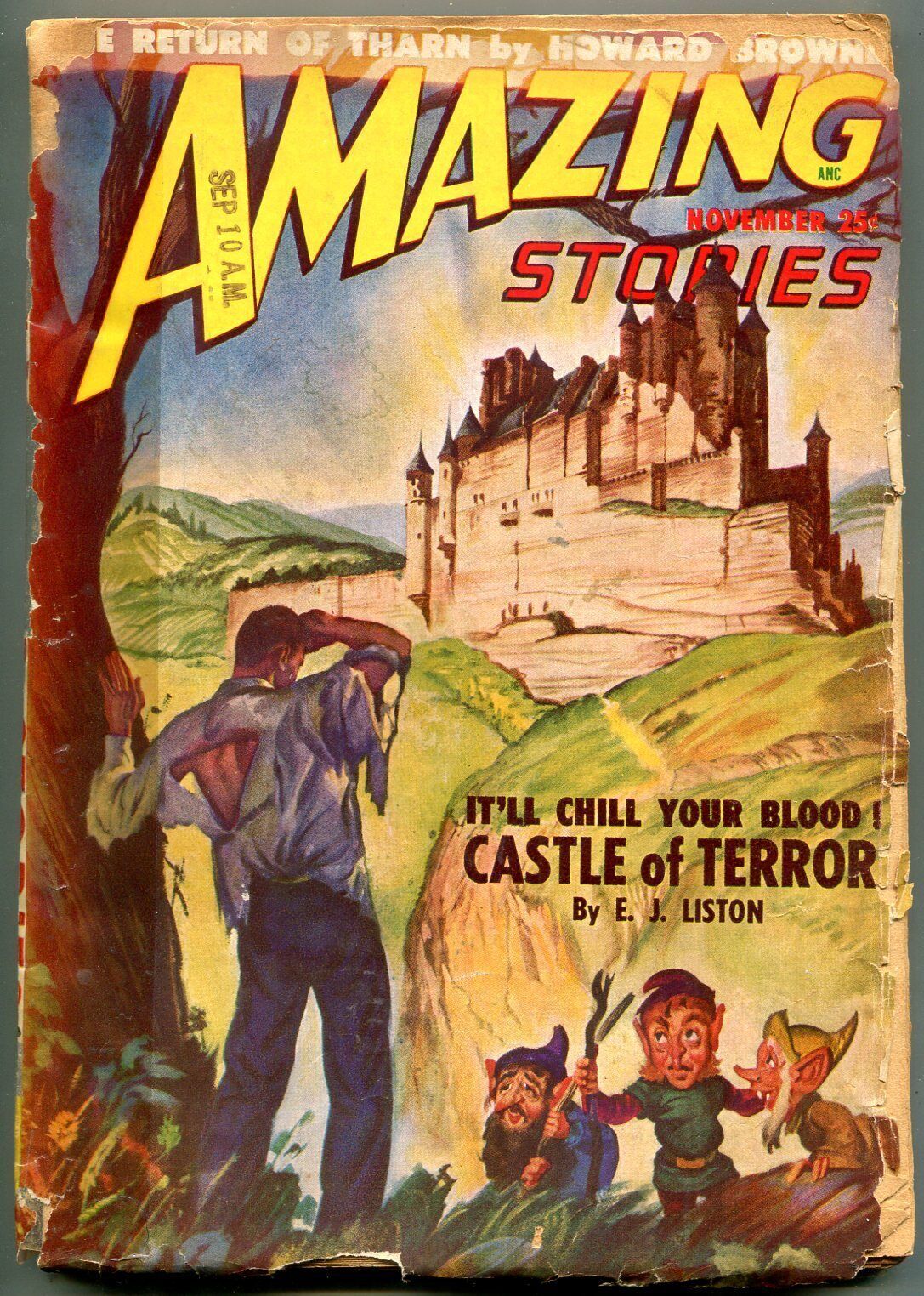 PULP: Amazing Stories Pulp November 1948-Castle of Terror- | Comic ...