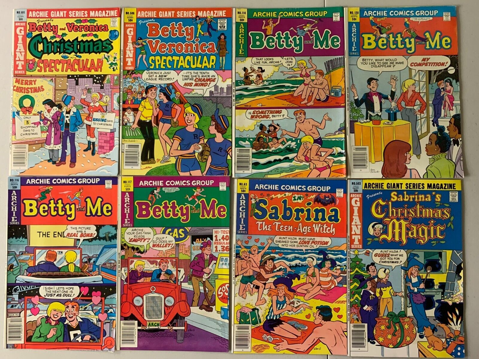 Vintage Unread Archie's Girls Bronze-Age comics lot 16 diff (1980-81 ...