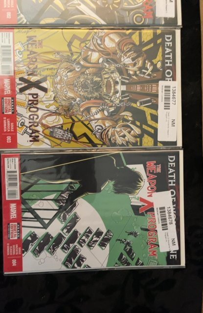 Death of Wolverine: The Weapon X Program #1, 2, 3, 4, (2015) | Comic ...