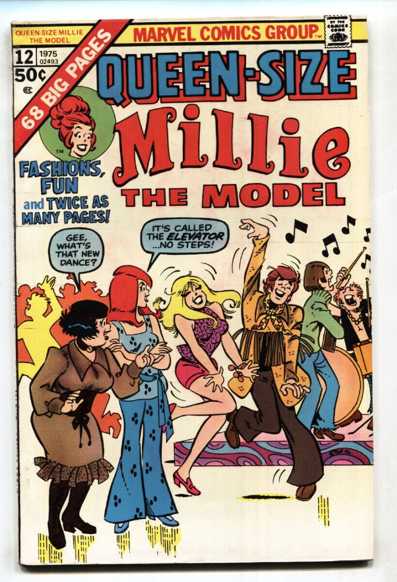 QUEEN SIZE MILLIE THE MODEL #12--comic book--Marvel--1975--VF | Comic ...