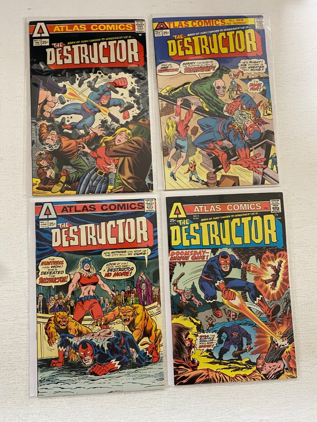 Destructor set #1-4 8.0 VF (1975 Atlas) | Comic Books - Modern Age ...
