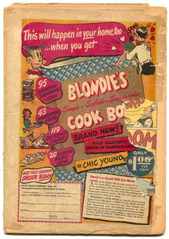 Blondie Comics #6 1948- low grade golden age | Comic Books - Modern Age ...