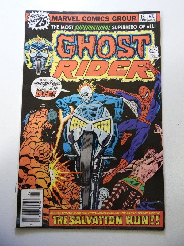 Ghost Rider #18 (1976) FN Condition MVS Intact | Comic Books - Bronze ...