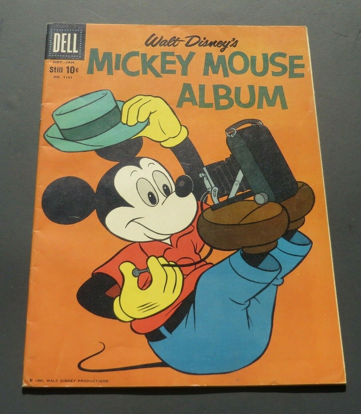 Walt Disney's Mickey Mouse Album #1151 Dell Silver Age Four Color ...