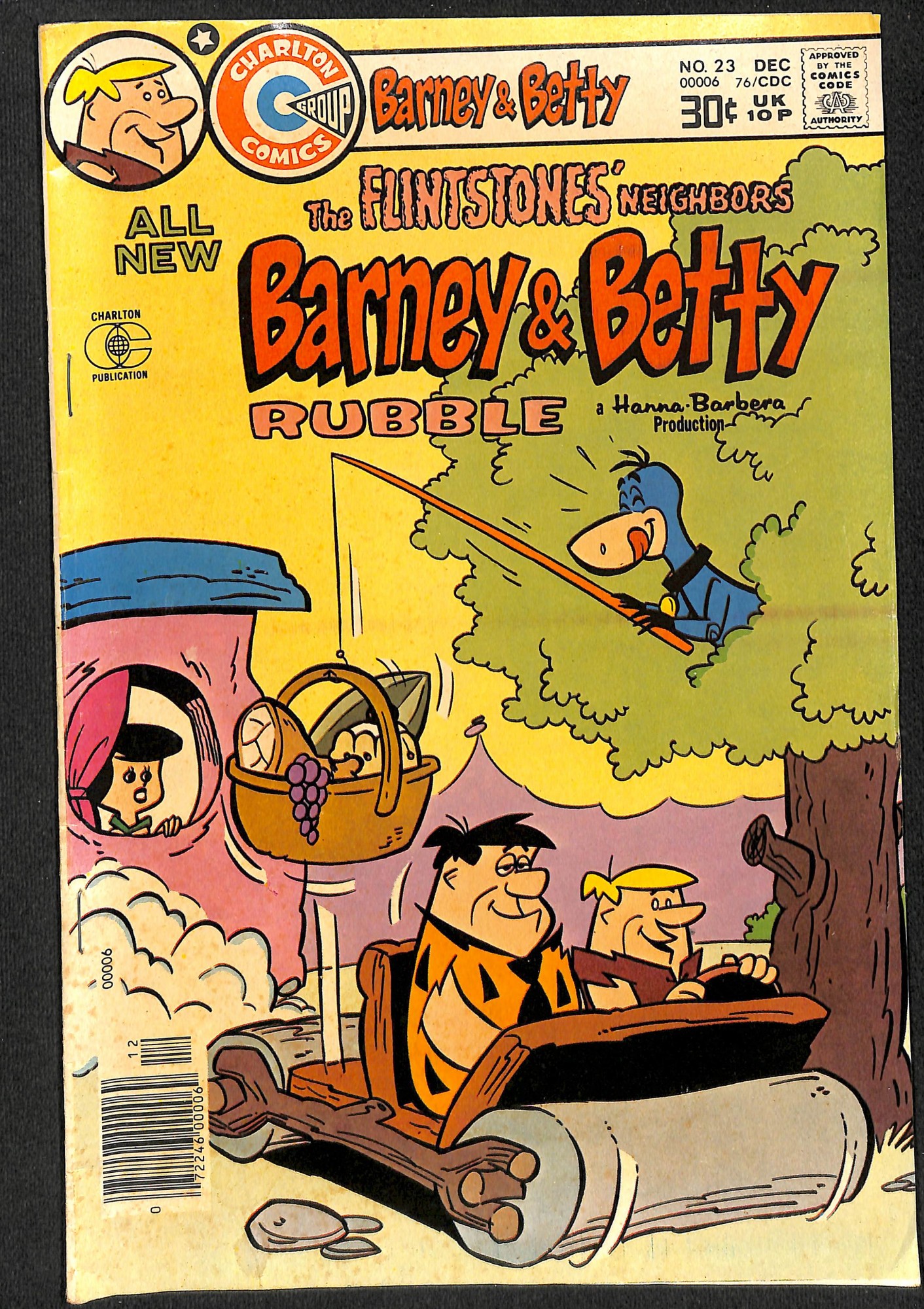 Barney and Betty Rubble #23 (1976) | Comic Books - Bronze Age, Charlton ...
