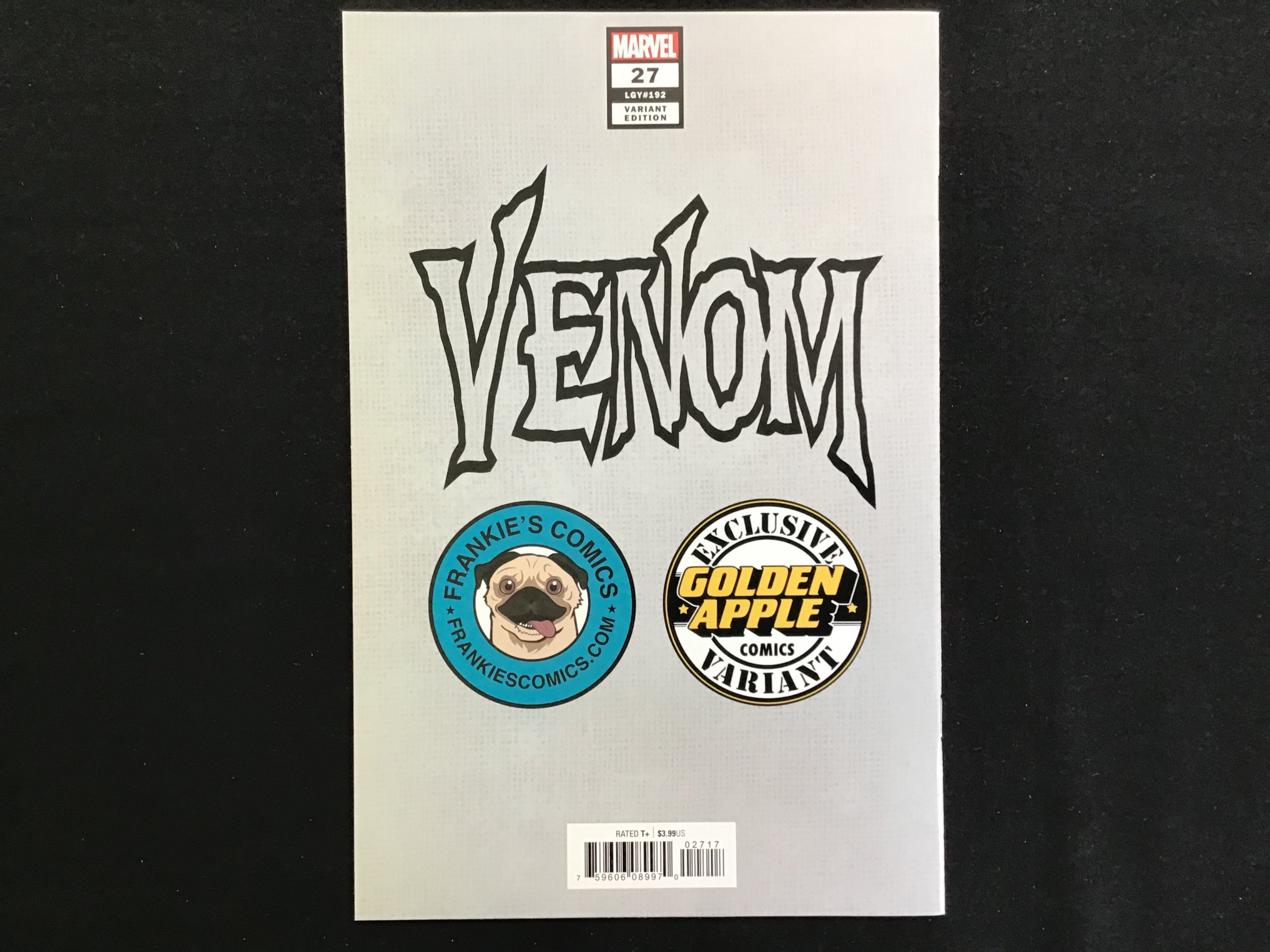 Venom #27 Frankie's Peach MoMoKo Virgin Variant - NM- or better | Comic ...