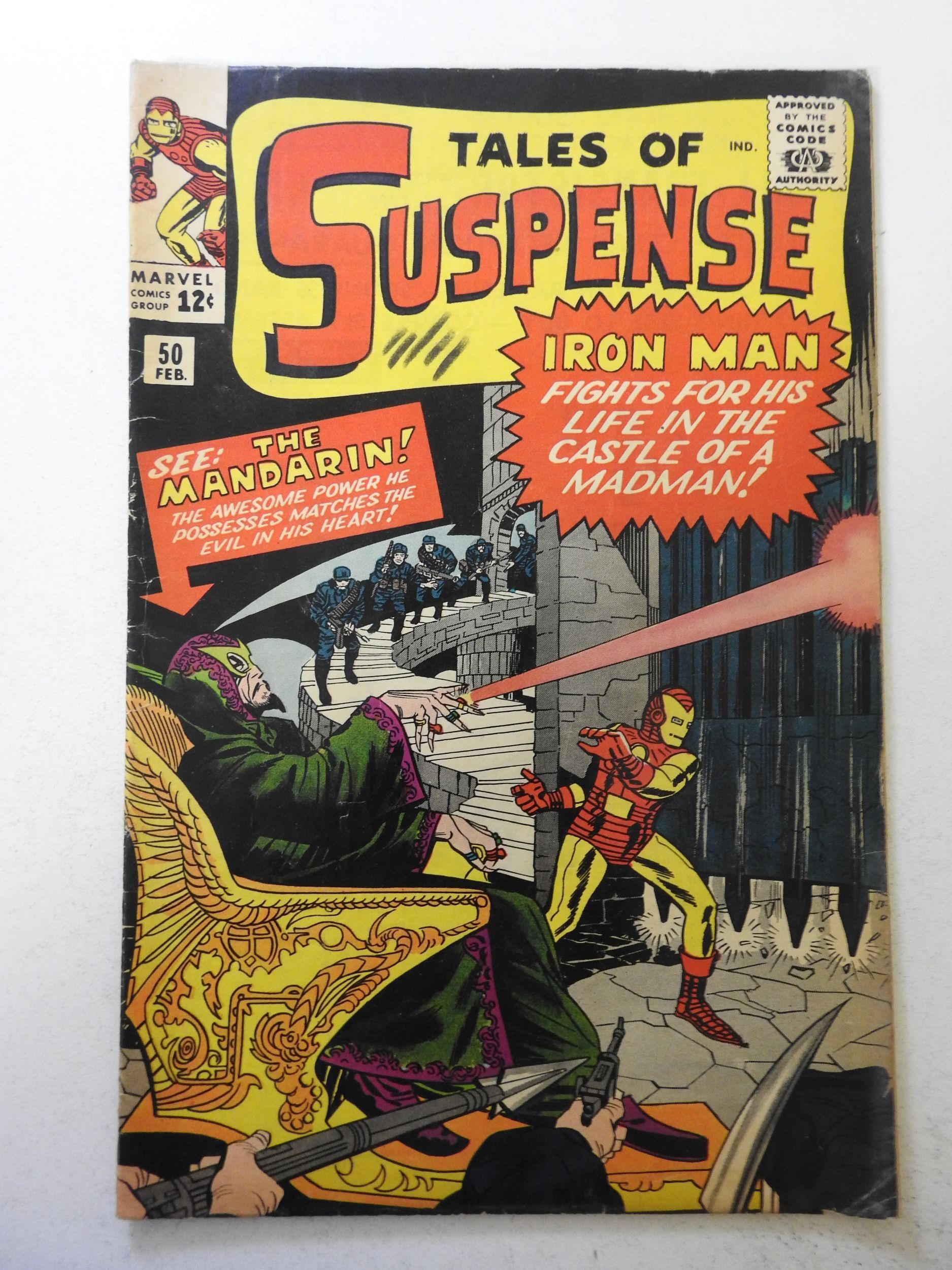 Tales of Suspense #50 (1964) VG/FN Condition! 1st app of the Mandarin ...