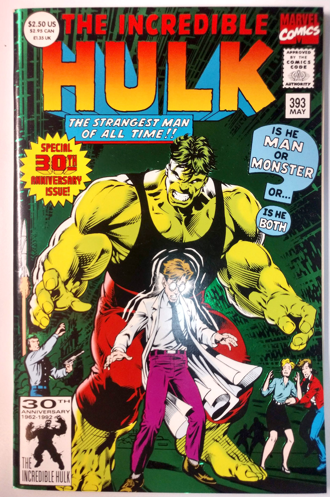 The Incredible Hulk #393 (9.0, 1992) [Key Issue] | Comic Books - Modern ...