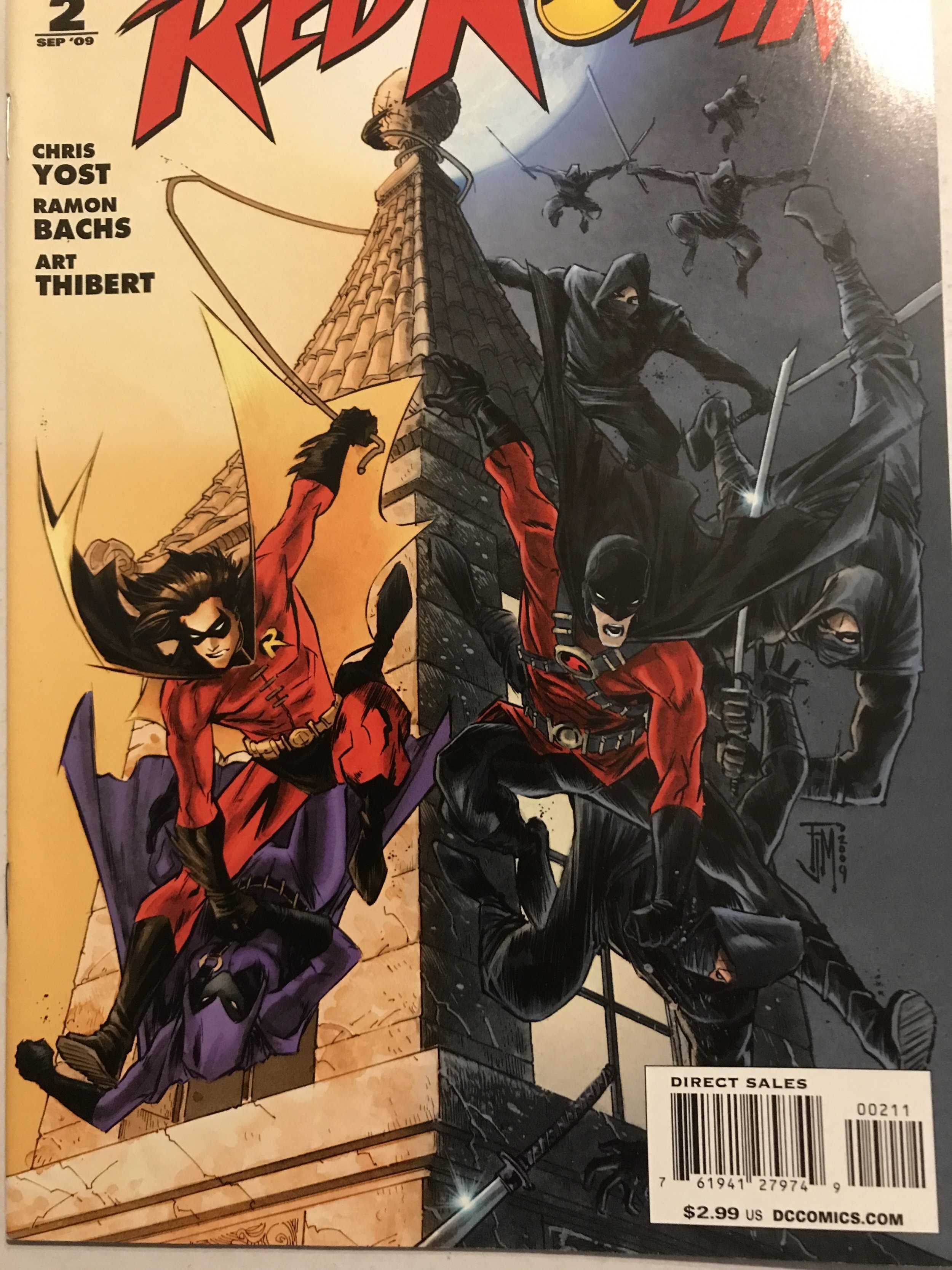 Red Robin #2 : DC 9/09 NM-; Batman Reborn; Ramon Bachs art | Comic ...