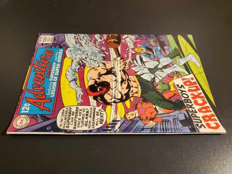 Adventure Comics #372 1968 F+ Neal Adams Cover Timber Wolf & Chemical ...