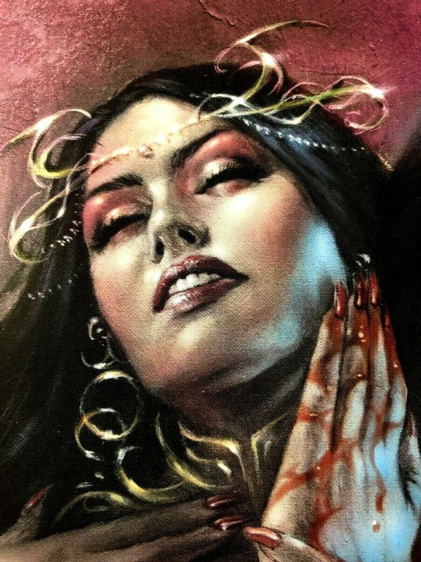 Vampirella Dejah Thoris #5 Lucio Parrillo CLOSE-UP VIRGIN COVER HTF LTD ...