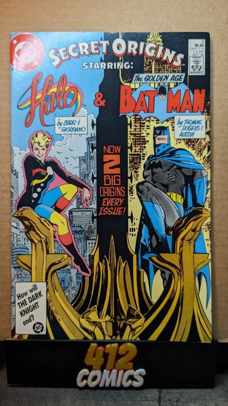SECRET ORIGINS #6 Batman Halo (1986 DC Comics)-Combine Ship | Comic ...