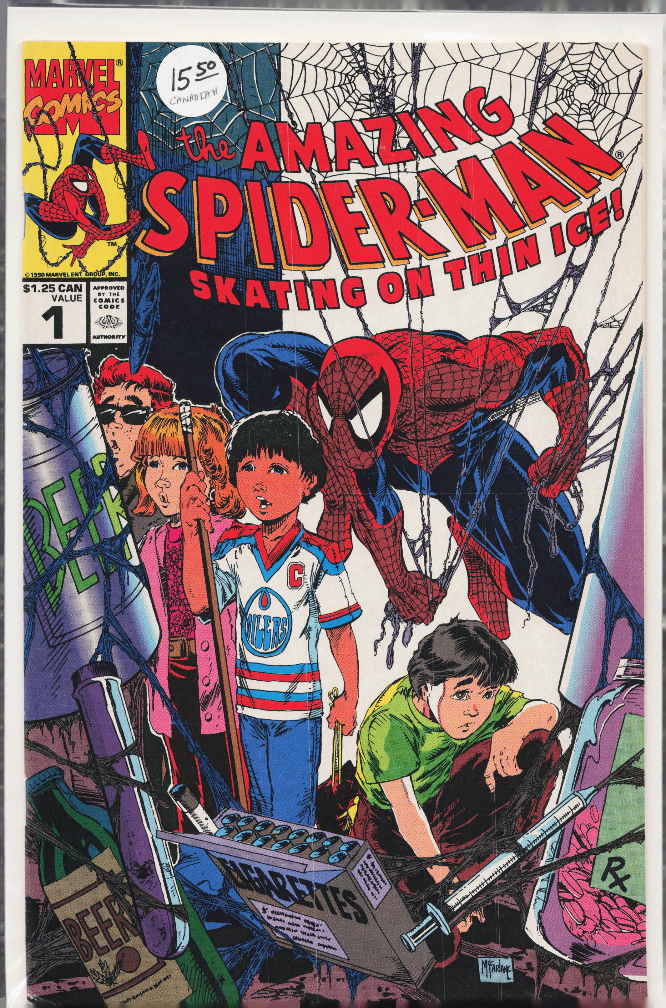 The Amazing Spider-Man: Skating on Thin Ice (1990) Spider-Man | Comic ...