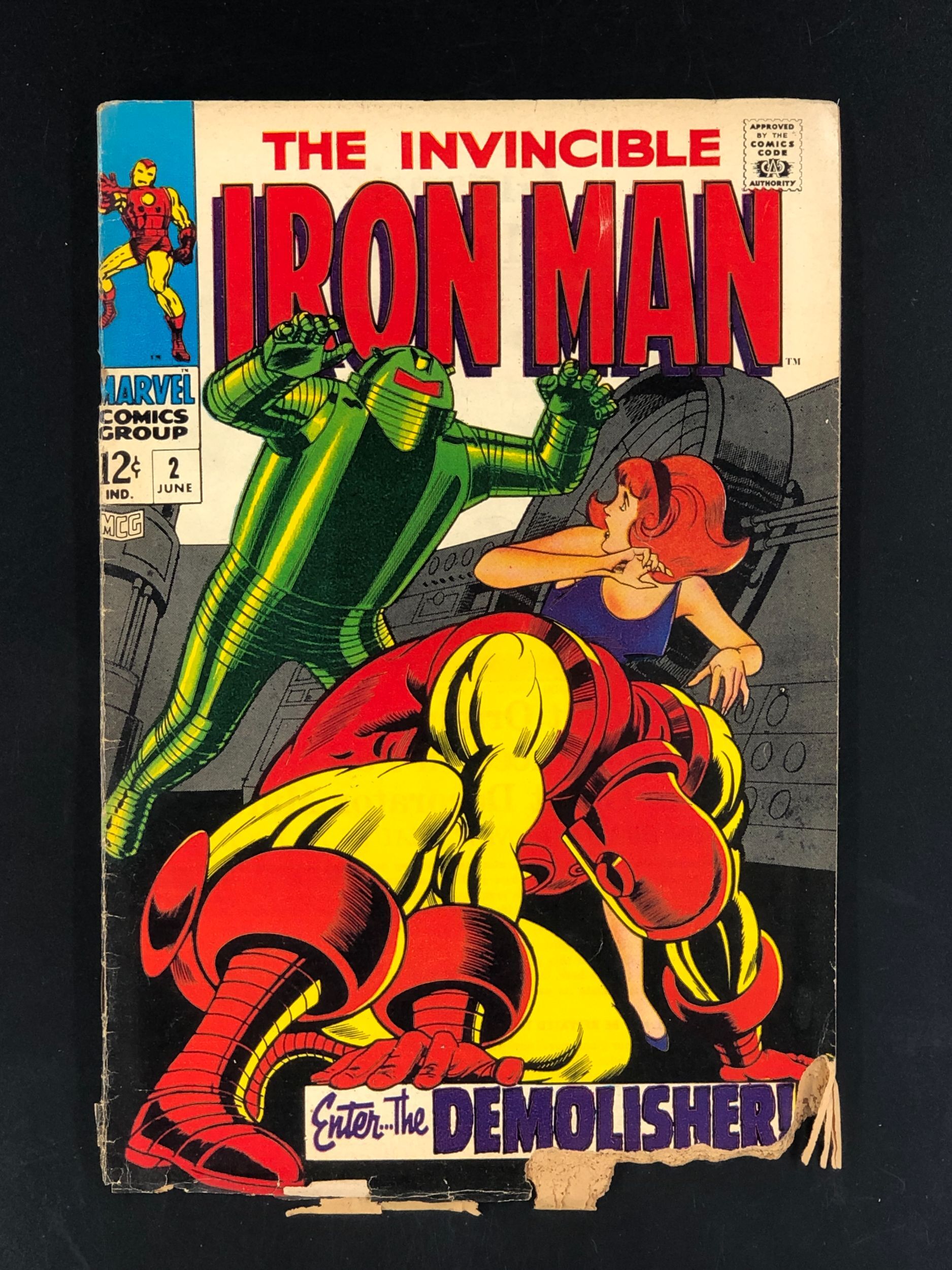 Iron Man #2 (1968) PR 1st Demolisher & Death of Drexel Cord | Comic ...