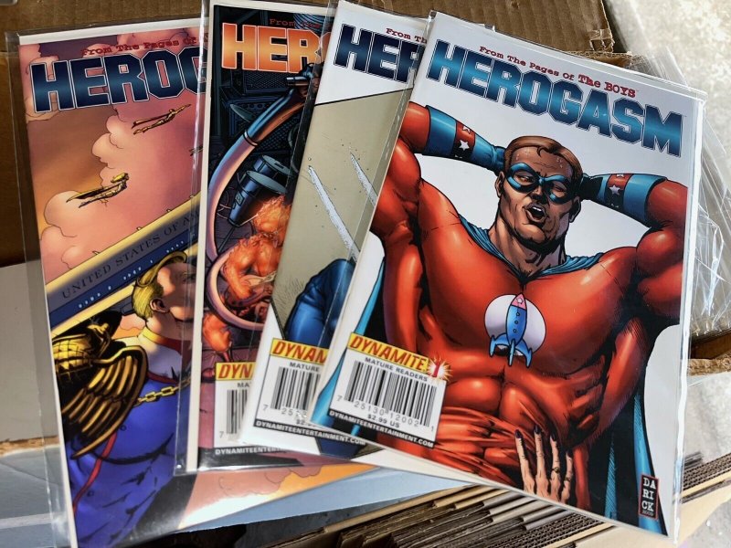 The Boys Herogasm Lot of Issue #s 1, 2, 3, 4, 1st Soldier Boy, Dynamite ...