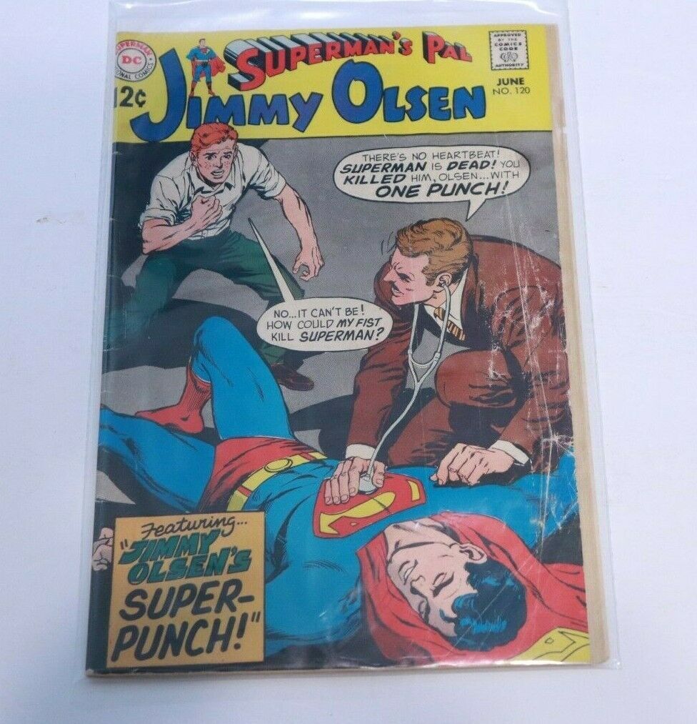 Superman's Pal Jimmy Olsen #120 Super-Punch | Comic Books - Silver Age ...