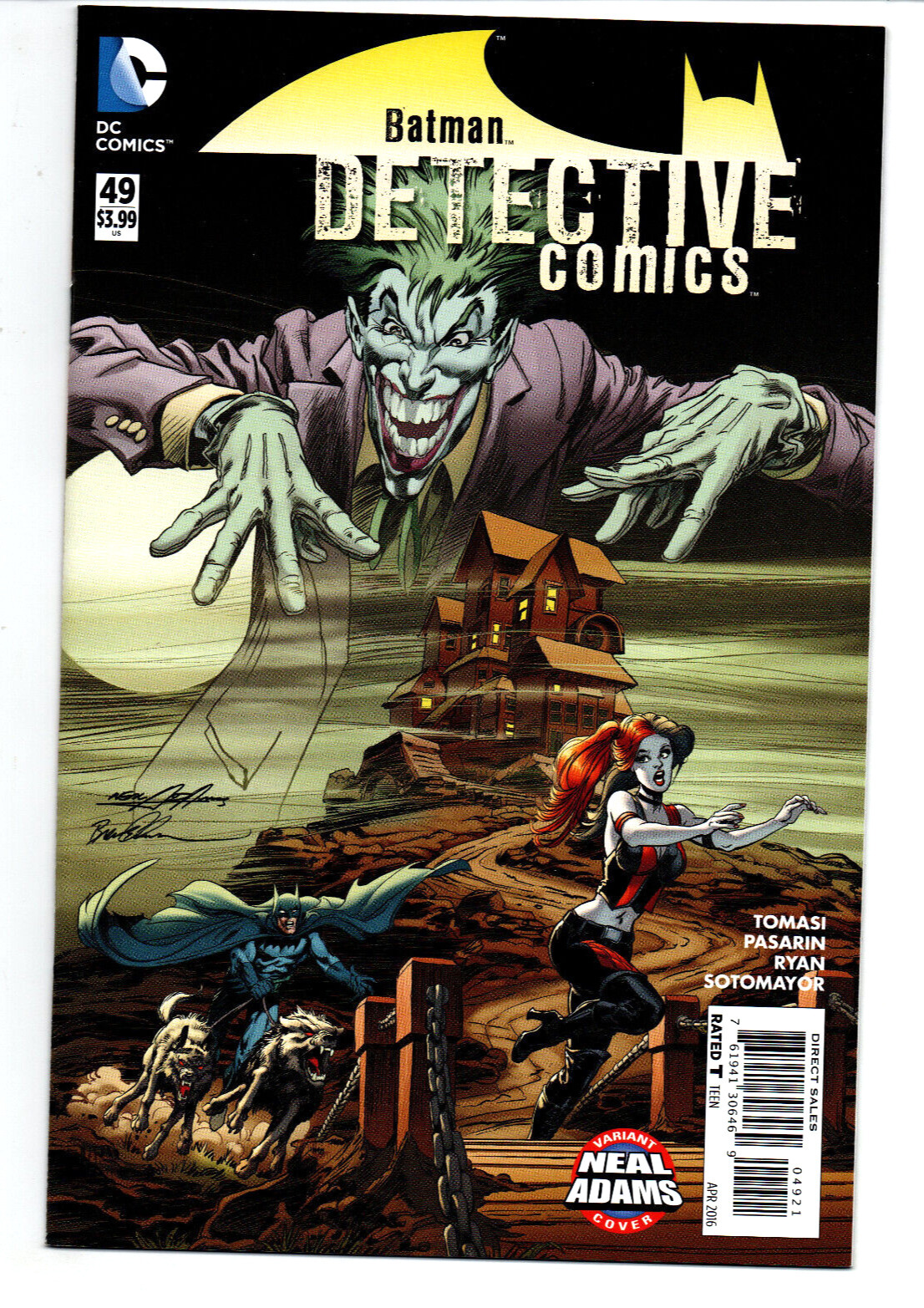 Detective Comics #49 Neal Adams Variant - Batman - Harley Quinn -Joker ...
