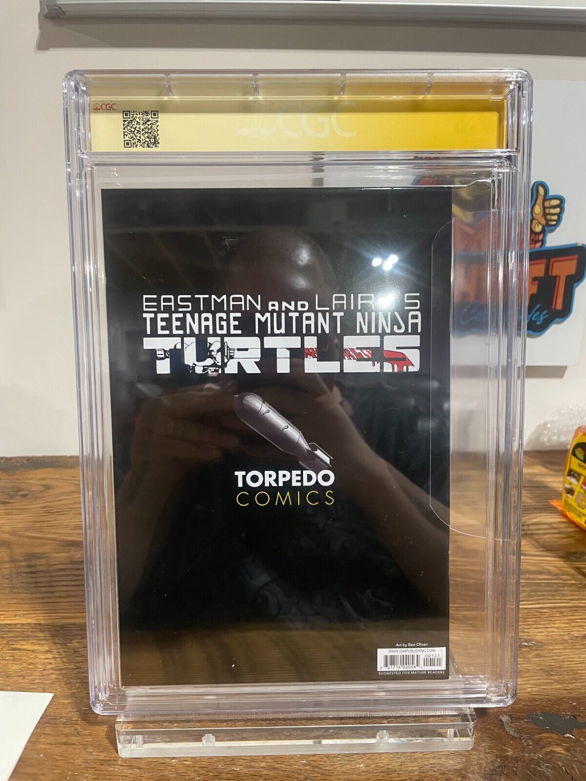Teenage Mutant Ninja Turtles #1 Ben Oliver Negative Edition CGC SS 9.8 ...