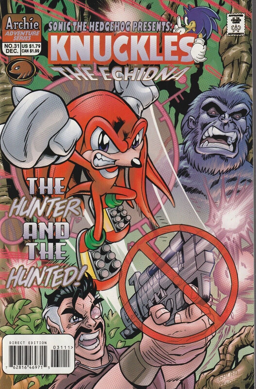 Knuckles The Echidna # 31 Cover A NM- Archie Adventure Series 1999 [BB ...
