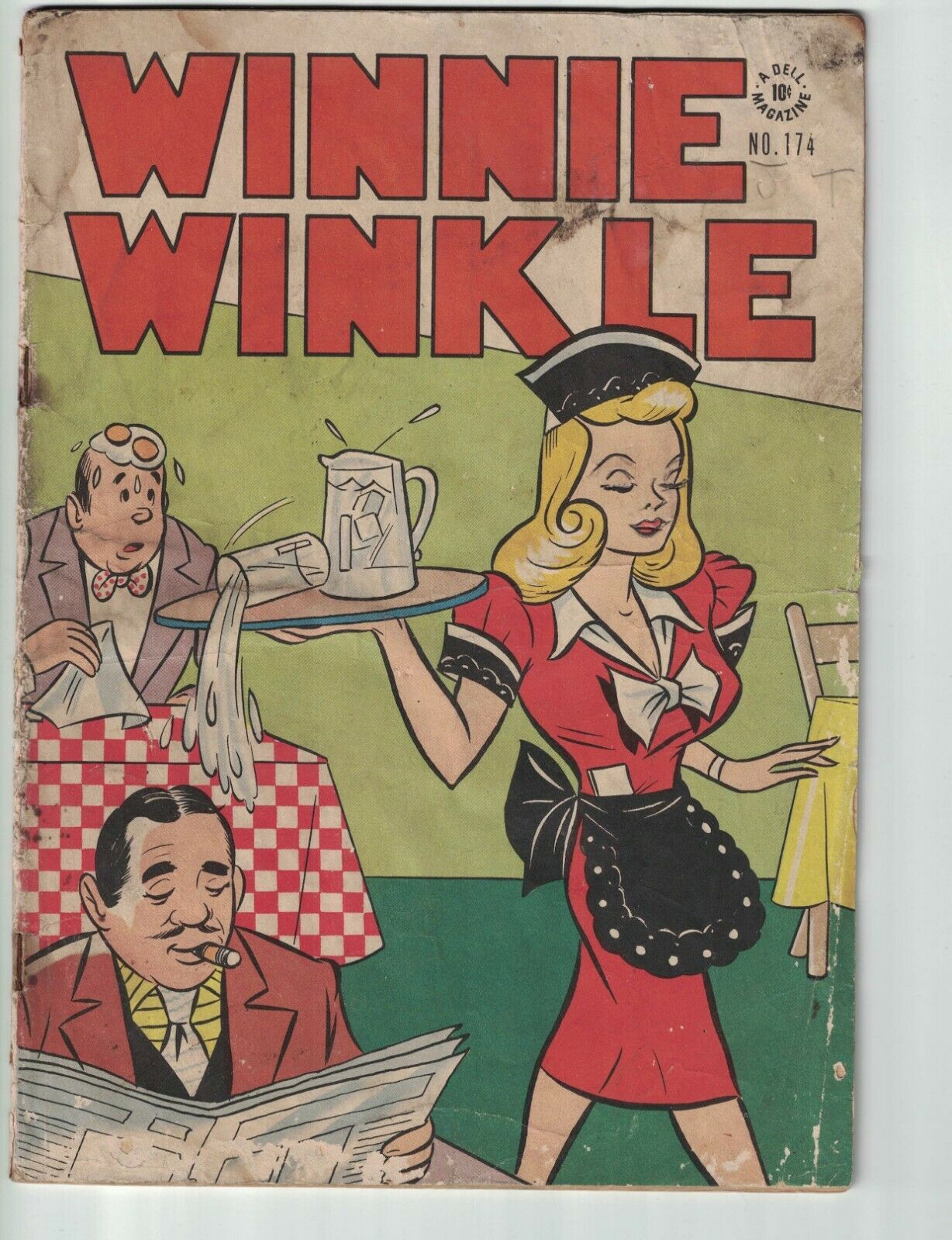 Four Color Comics #174 winnie winkle - Dell 1947 - golden age comic ...