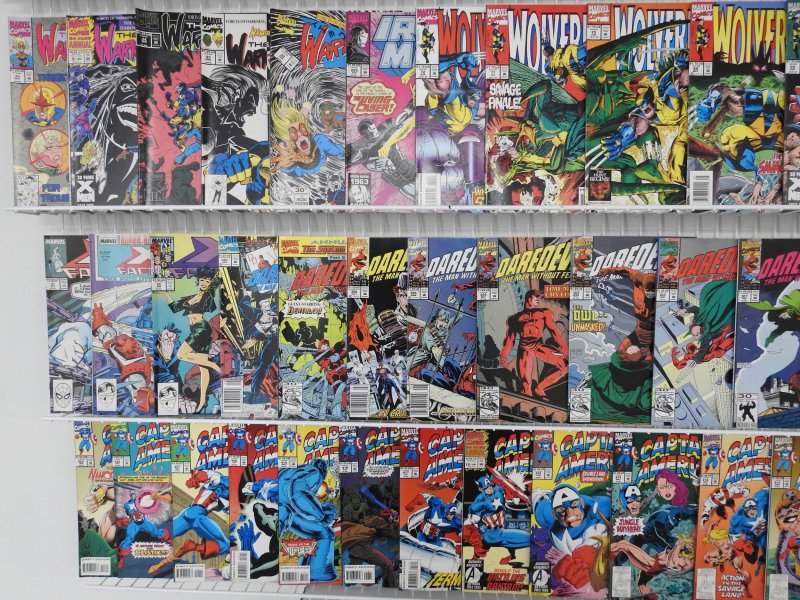 Huge Lot of 210+ Comics W/ Iron Man, Moon Knight, Wolverine Avg. FN+ ...