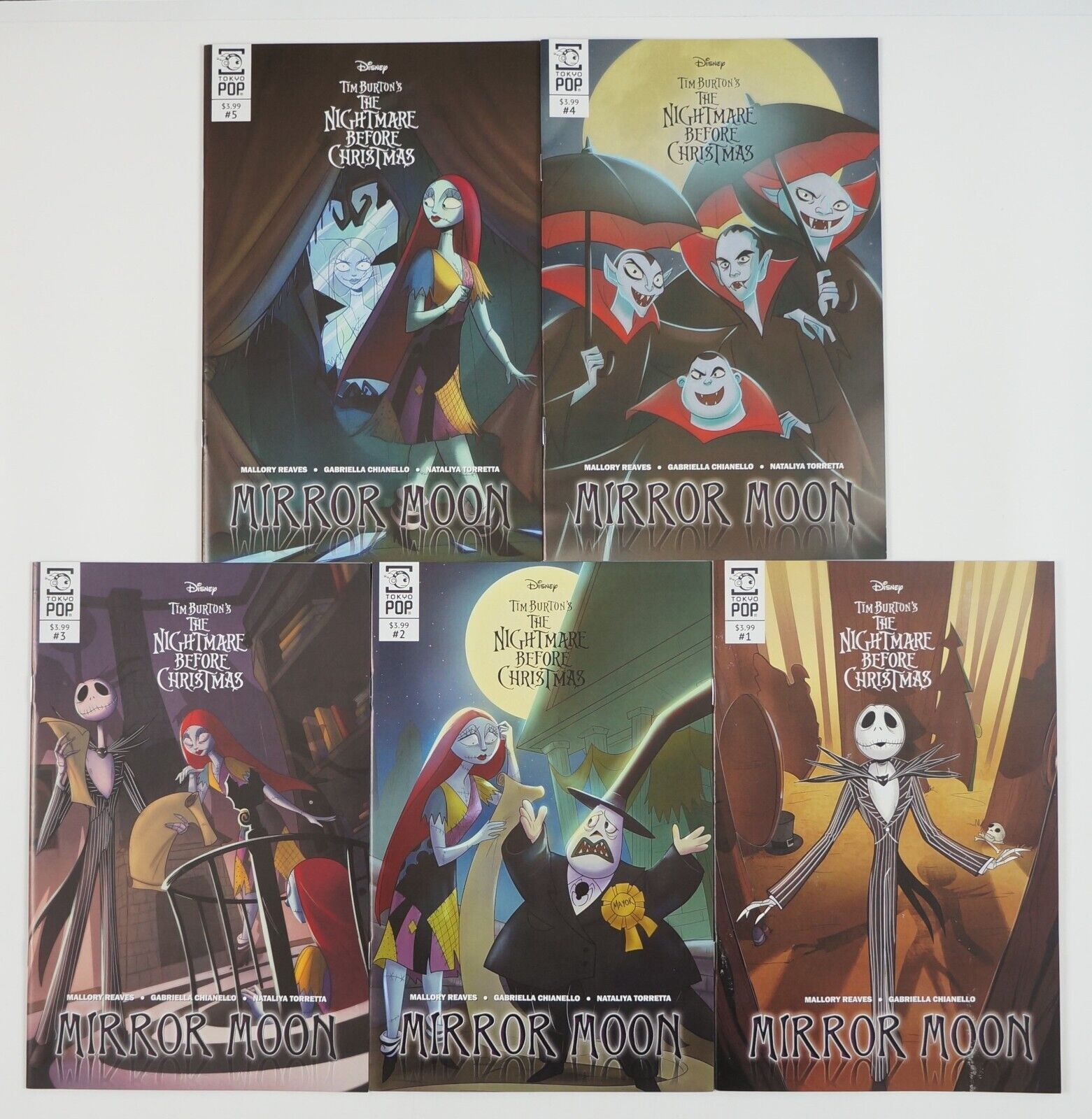 Tim Burton's Nightmare Before Christmas: Mirror Moon #1-5 VF/NM ...