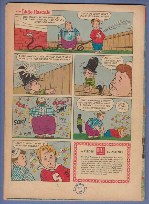 Little Rascals #825 (0 1957) 2.5 GD+ Dell Four Color Comic | Comic ...
