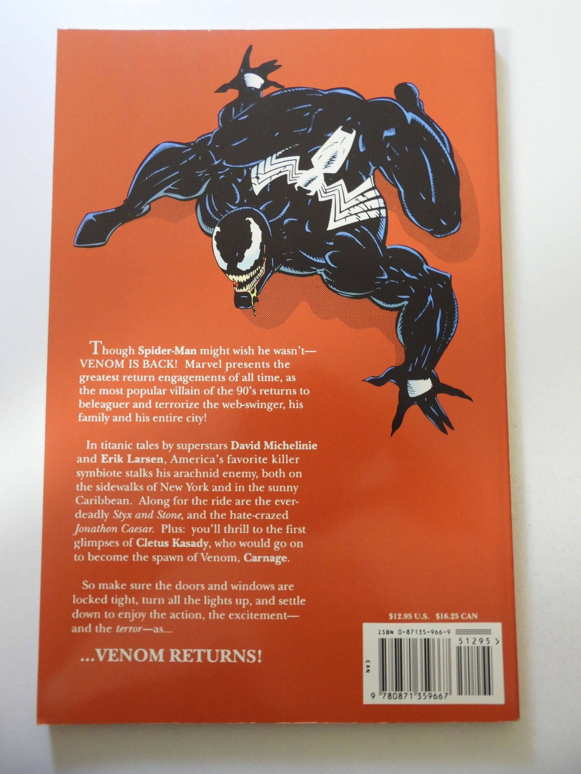 Spider-Man: Venom Returns VF Condition | Comic Books - Modern Age ...