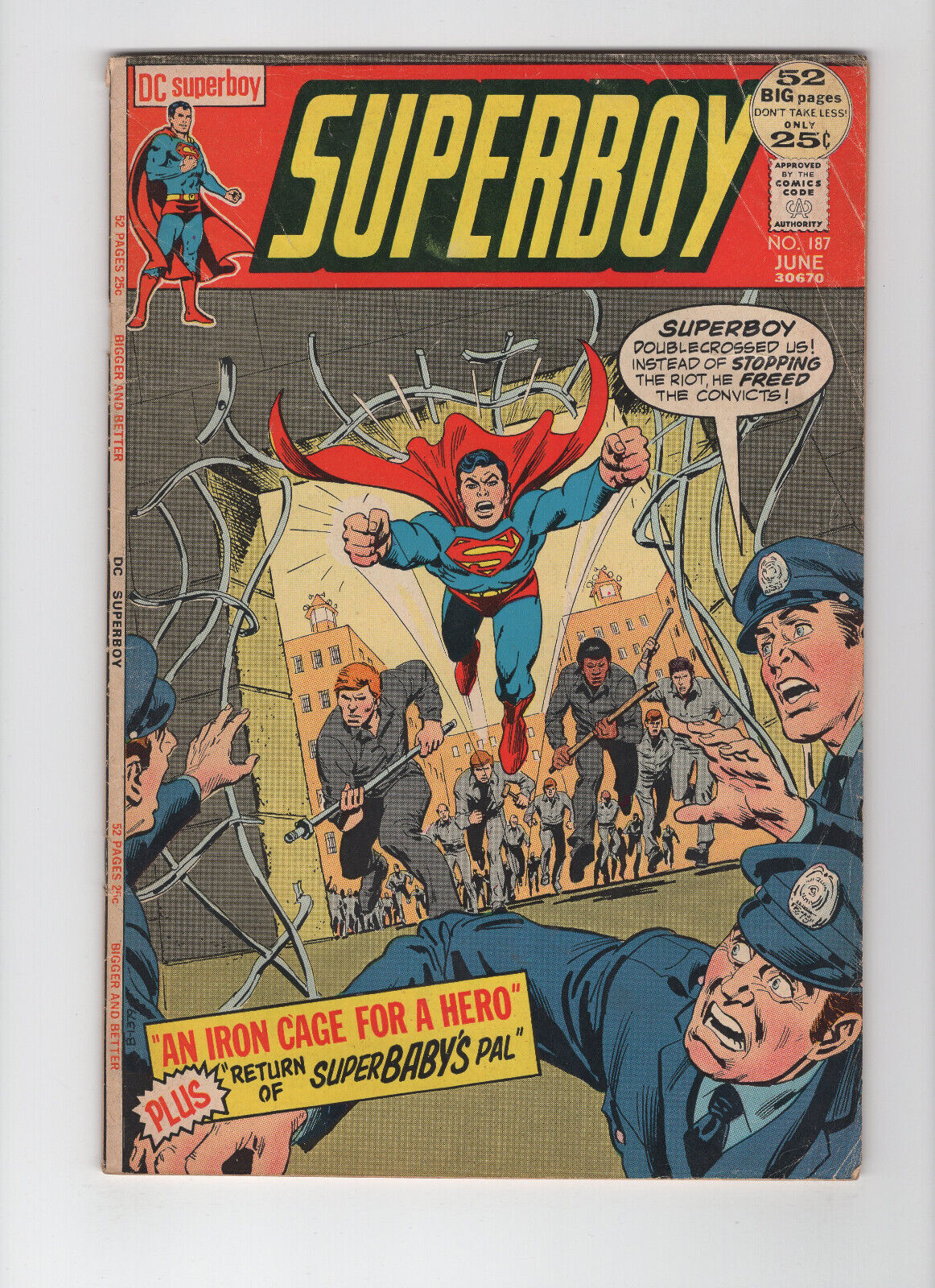 Superboy #187 (1972 DC Comics) | Comic Books - Bronze Age, DC Comics ...