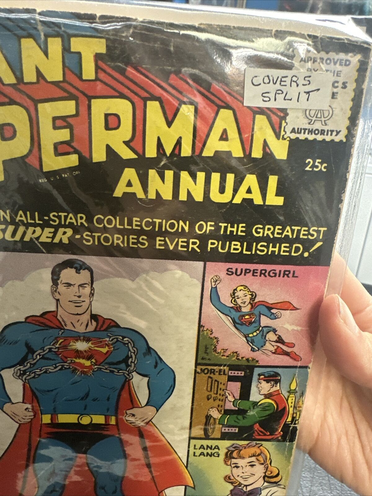Superman Annual #1 Silver Age Giant Krypto Supergirl Vintage DC Comic ...