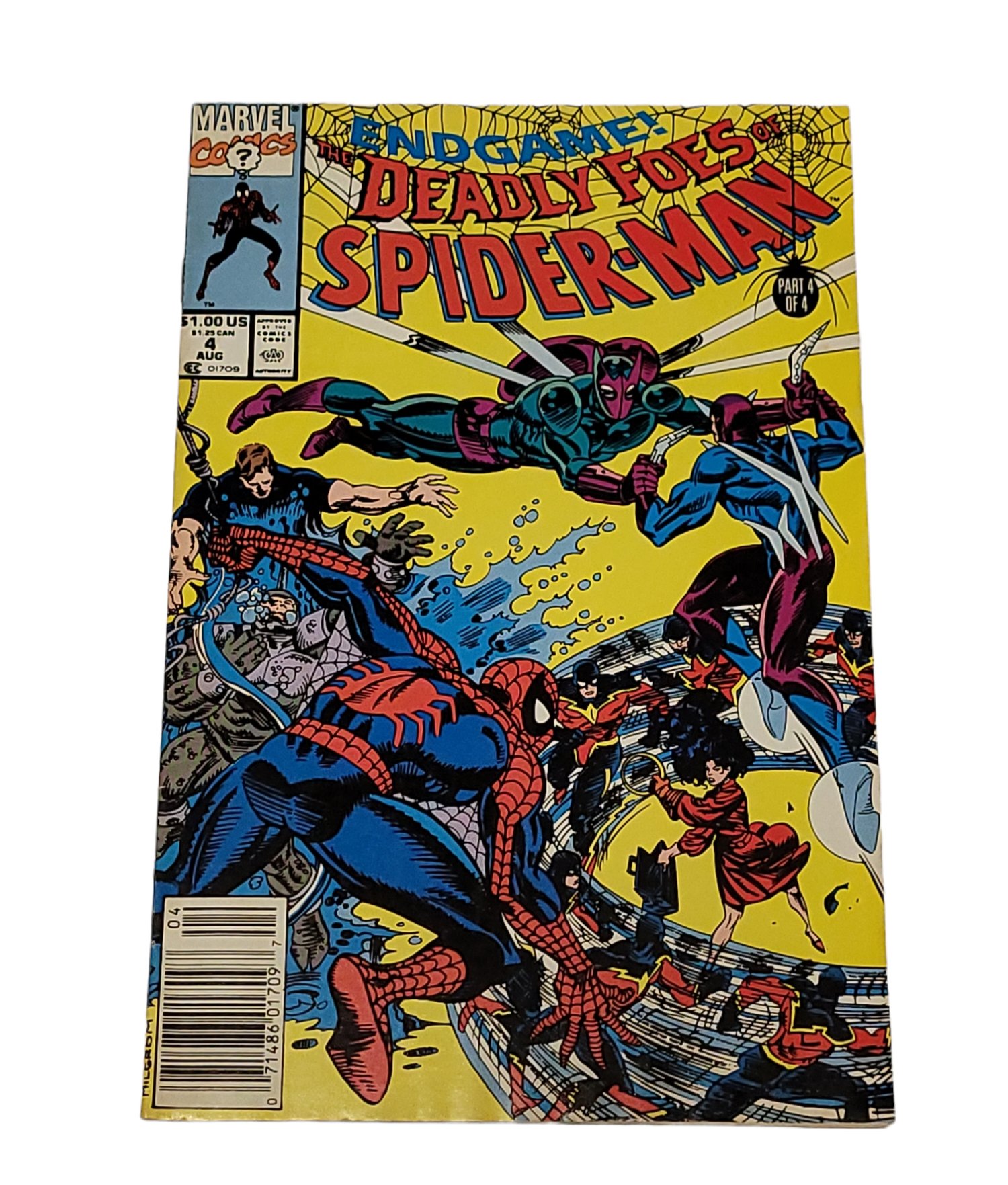Deadly Foes of Spider-Man #4 Newsstand Edition (1991) | Comic Books ...