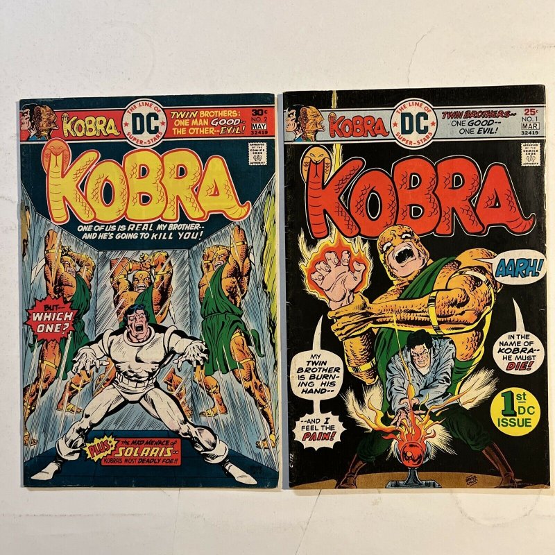 Kobra Set #1-7 (1976) + 5 Star Superhero (1977) Story Completes Kobra ...
