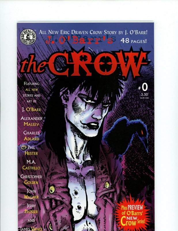 The Crow: A Cycle of Shattered Lives #0 -J. O'Barr Story and Art. (9.2 ...