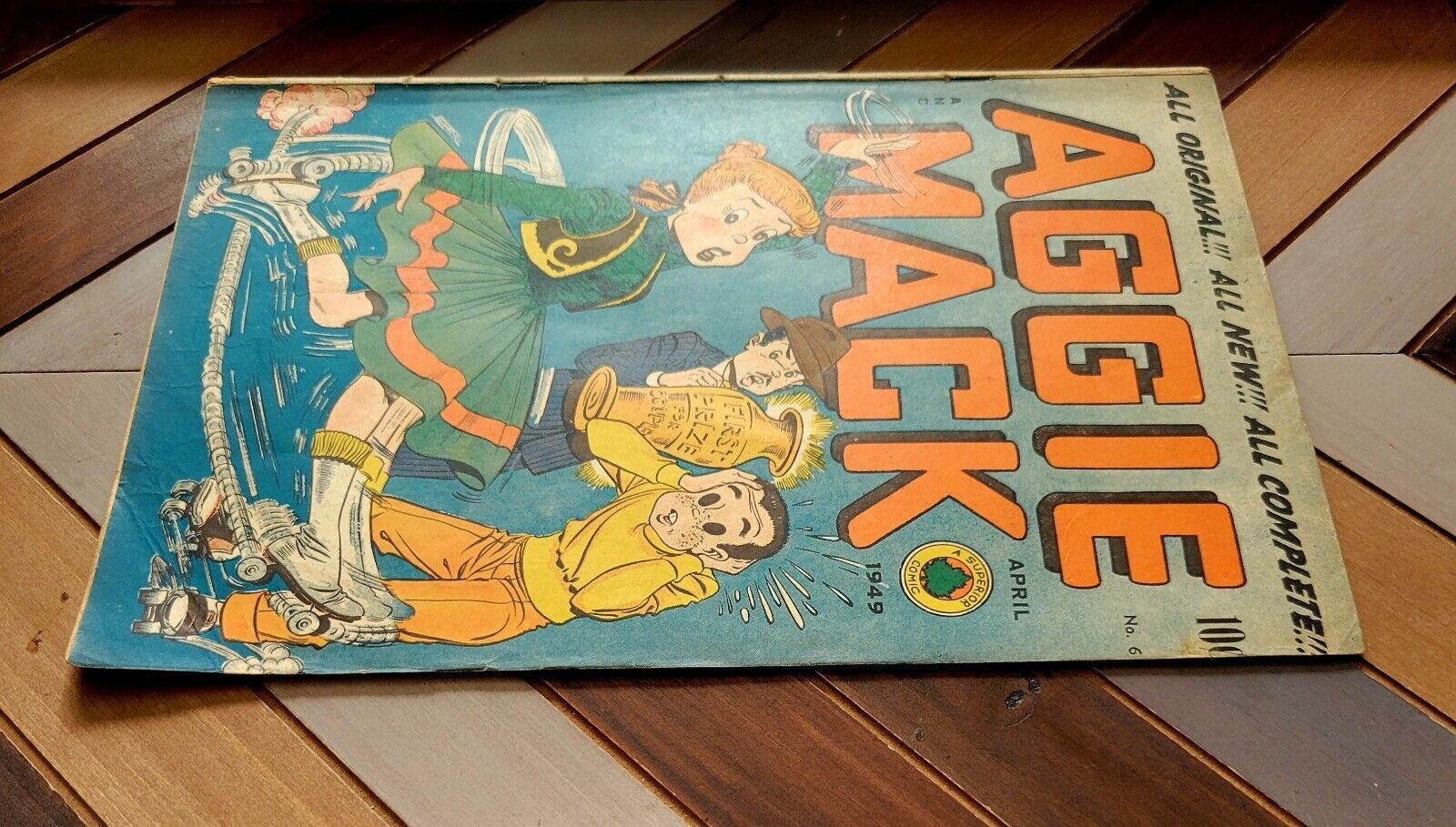 AGGIE MACK #6 VG (Four Star Comics 1948) Scarce PRE-CODE 1st Print 10 ...