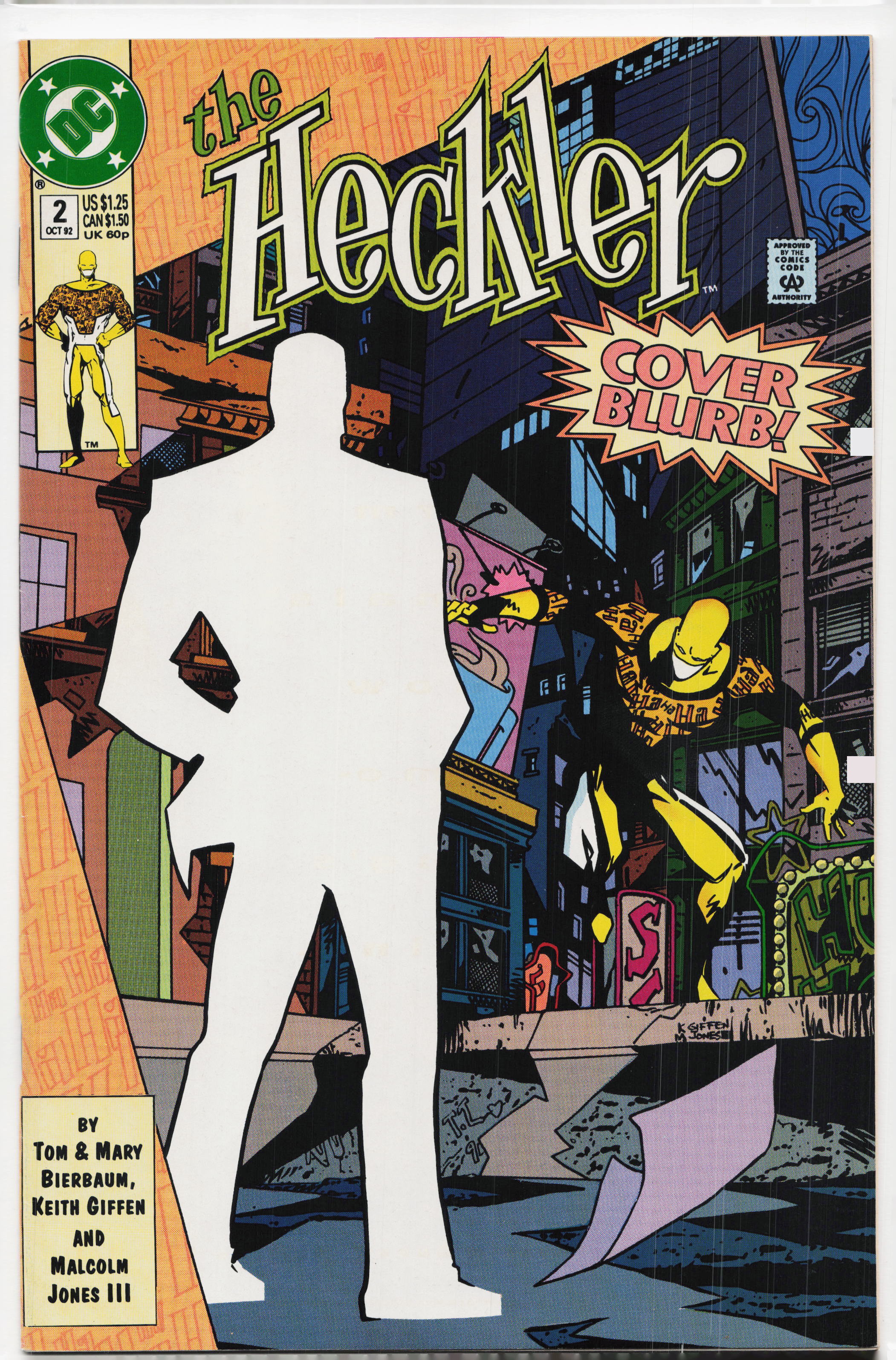 The Heckler #2 (1992) The Heckler | Comic Books - Modern Age, DC Comics ...