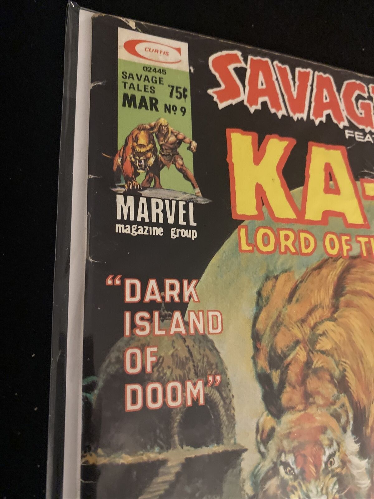 Savage Tales Featuring Ka-Zar Lord Of The Hidden Jungle #9 March 1975 ...